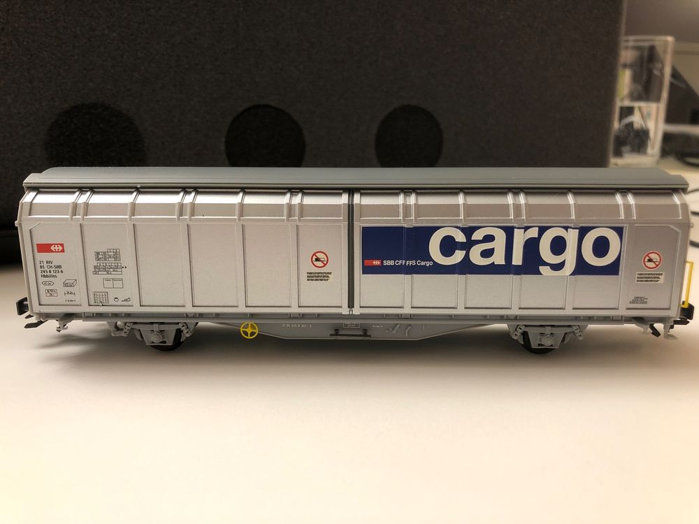 Märklin HO SBB Cargo - Schiebewandwagen Hbbillns (Gebraucht) in ...