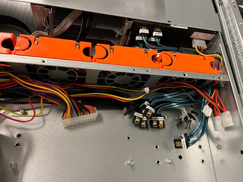 2U ATX Servercase inkl. Netzteil, Backplane und Rack-Rails (Gebraucht ...