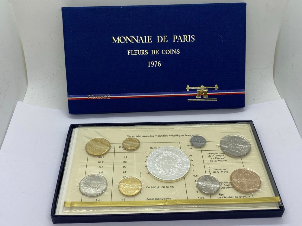 Münzensatz Frankreich 1976 Stgl / FDC /// C644 (Gebraucht) in für CHF ...