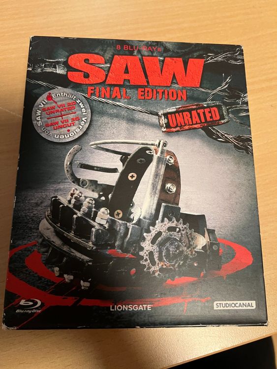 SAW Final Edition, 1 bis 7 BluRay Uncut / Unrated | Kaufen auf Ricardo