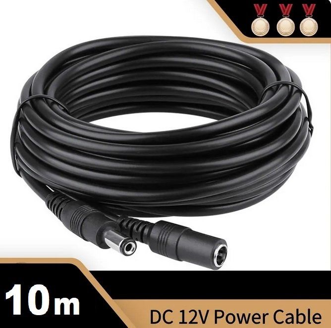 10m Kabel DC 12V 5,5mm * 2,1mm Gleichstrom Verlängerung (Neu (gemäss Beschreibung)) in Mauren ...