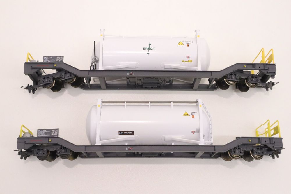 Bemo 2289 136 + 142 RhB Wechselbehälterwagen H0m | Kaufen auf Ricardo