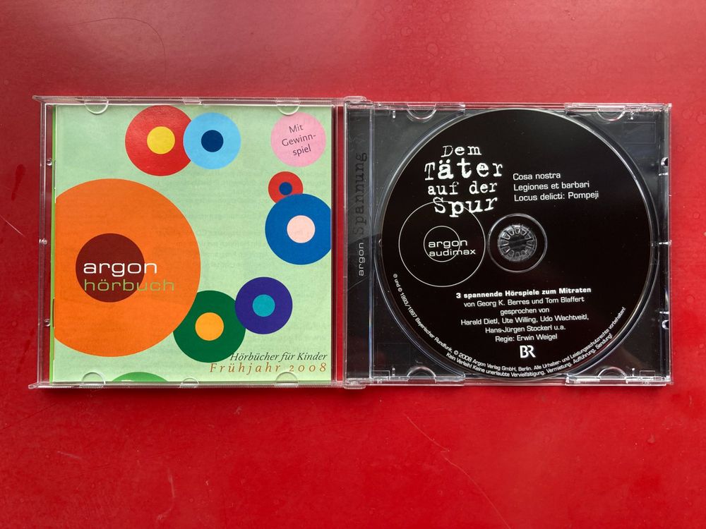 Hörbuch Dem Täter auf der Spur - 3 Krimis zum Mitraten (Gebraucht) in Subingen für CHF 5.5 – mit ...