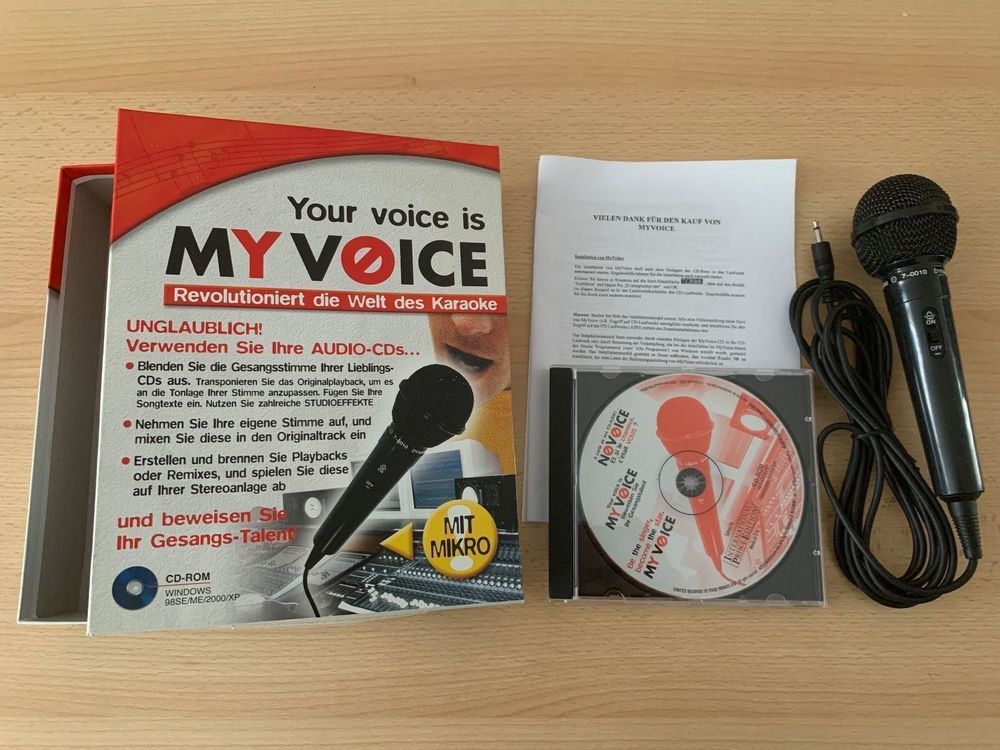 MY-Voice / Karaoke / CD-Rom (Neu und originalverpackt) in Niederlenz für CHF 5 – mit Lieferung ...