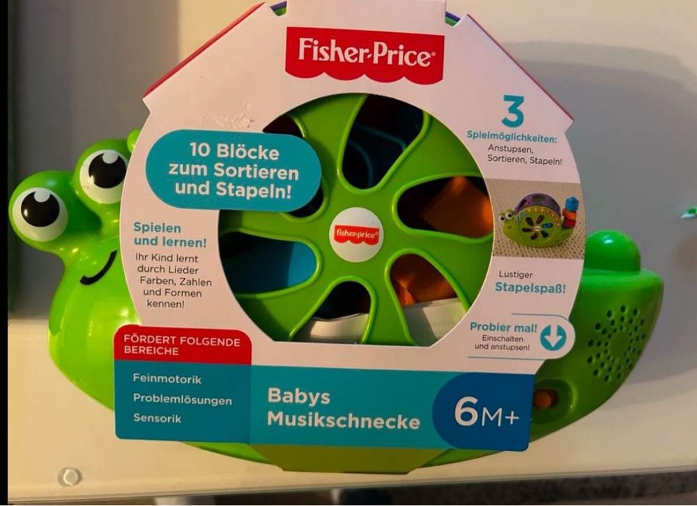 Fisher-Price Babys Musikschnecke 6M+ neu (Neu und originalverpackt) in ...