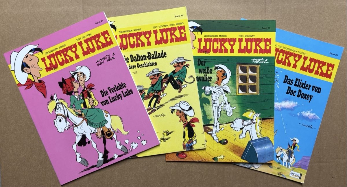 Lucky Luke Comic Sammlung - Band 48 49 50 86 - Top Zustand! (Gebraucht ...