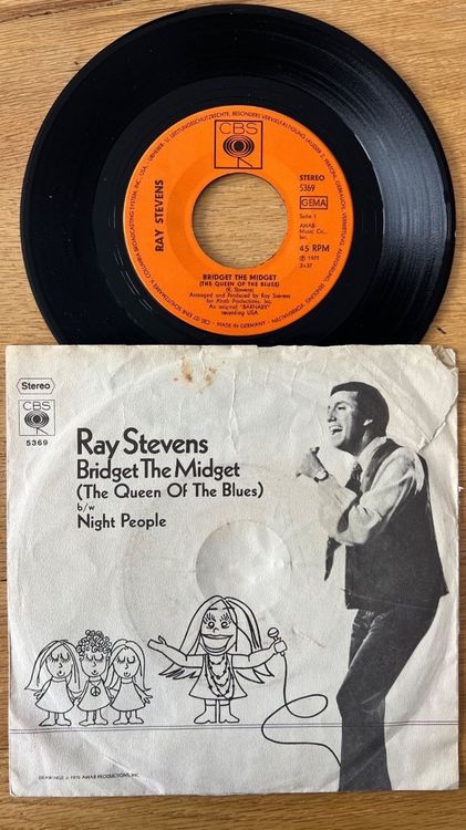 Ray Stevens - Bridget The Midget / 1. D-Press. 1971 - R'n'R (Gebraucht ...
