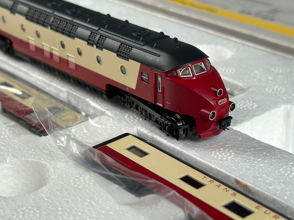 RAm TEE Spur Minitrix Art.Nr. 12224 Diesel-Triebwagenzug OVP (Neu und ...