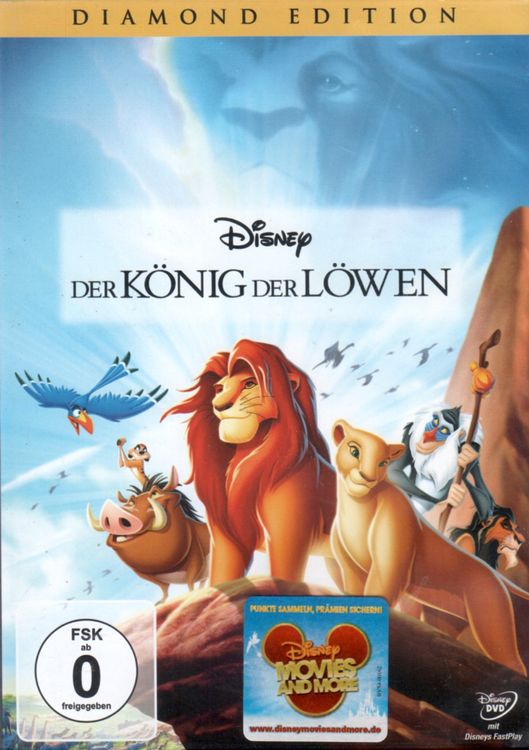 DVD: Der König der Löwen - Diamond Edition (Disney) (Gebraucht) in ...