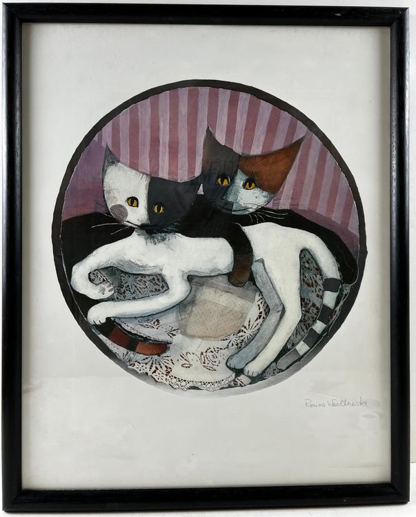 Rosina Wachtmeister seltener Kunstdruck Katzenbild (Gebraucht) in Neuhausen am Rheinfall für CHF ...