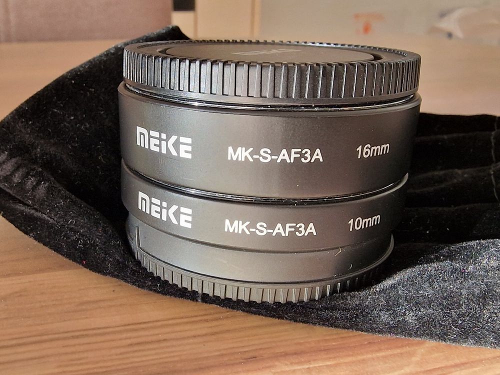 Meike Zwischenring Set AF Sony E Mount MK-S-AF3A (Gebraucht) in Frutigen für CHF 26 – mit ...