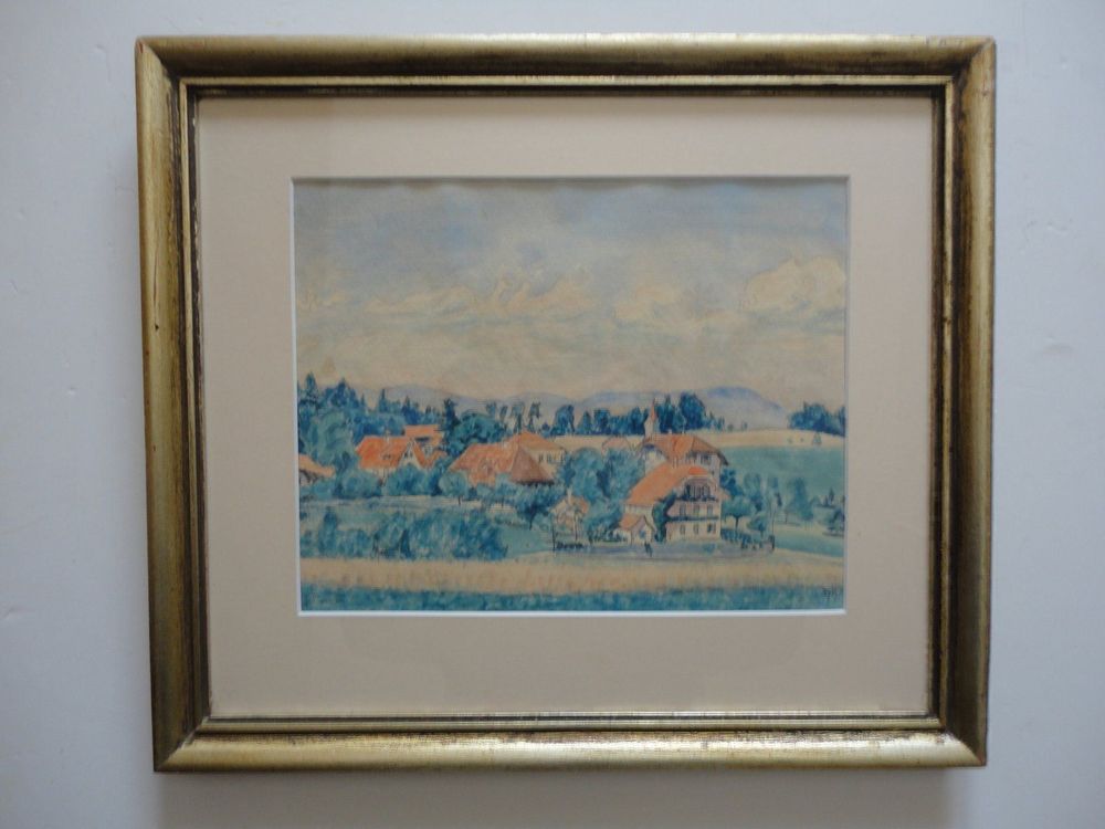 BRUNO HESSE 1905 -1999 OSCHWAND Aquarell | Kaufen auf Ricardo