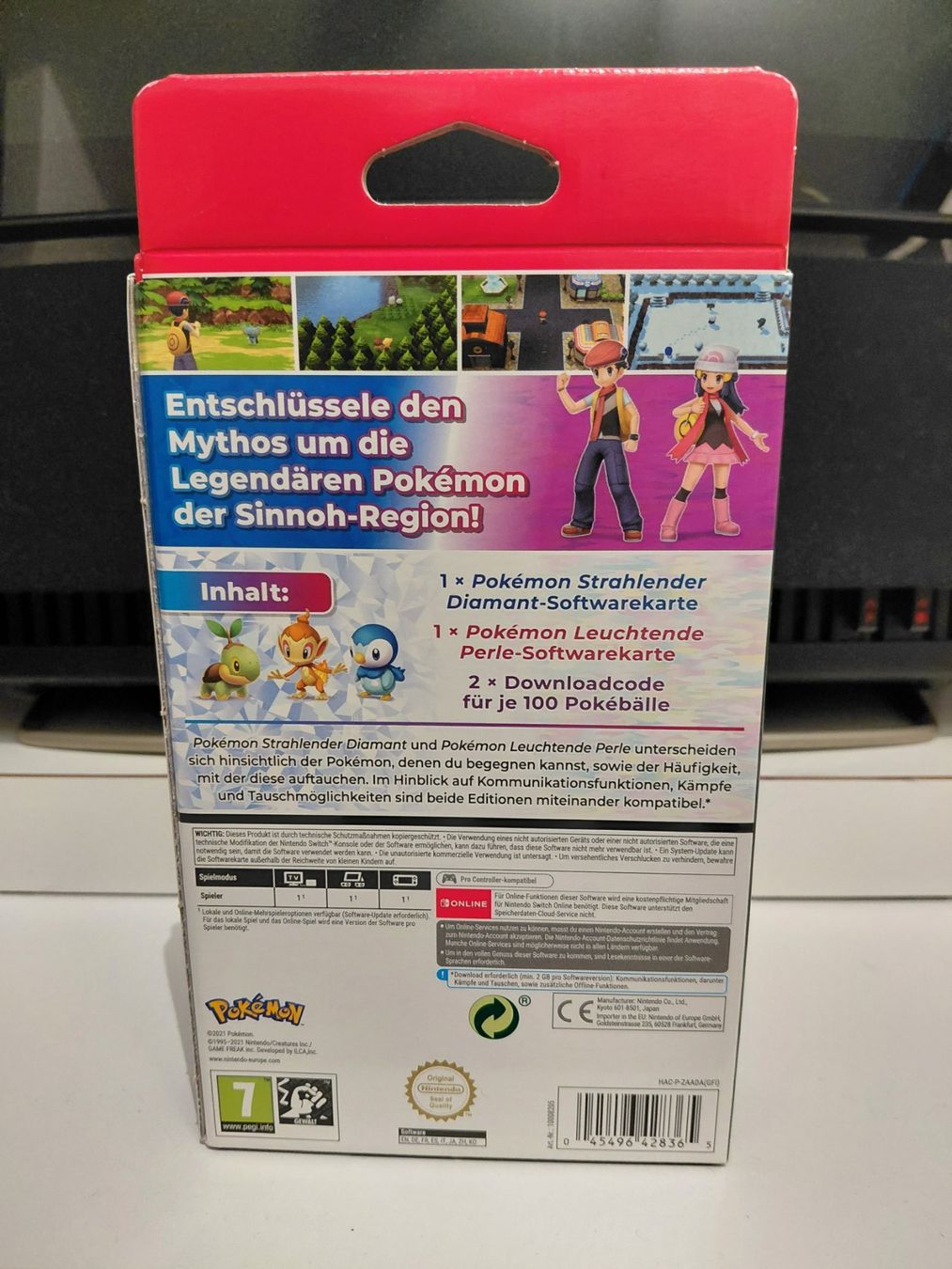Pokémon Strahlender Diamant & Leuchtende Perle Switch (NEU) (Neu und ...