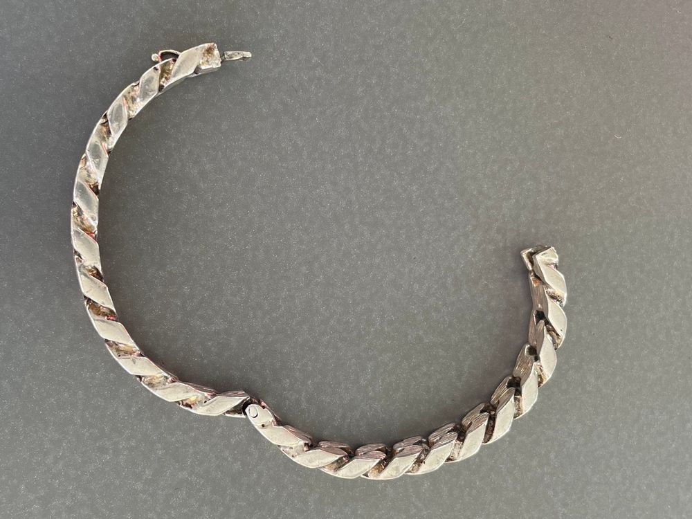 BAUHAUS Franz Scheurle 925 Silb Armspange Kette 57g RAR (Gebraucht) in Basel für CHF 169 – mit ...