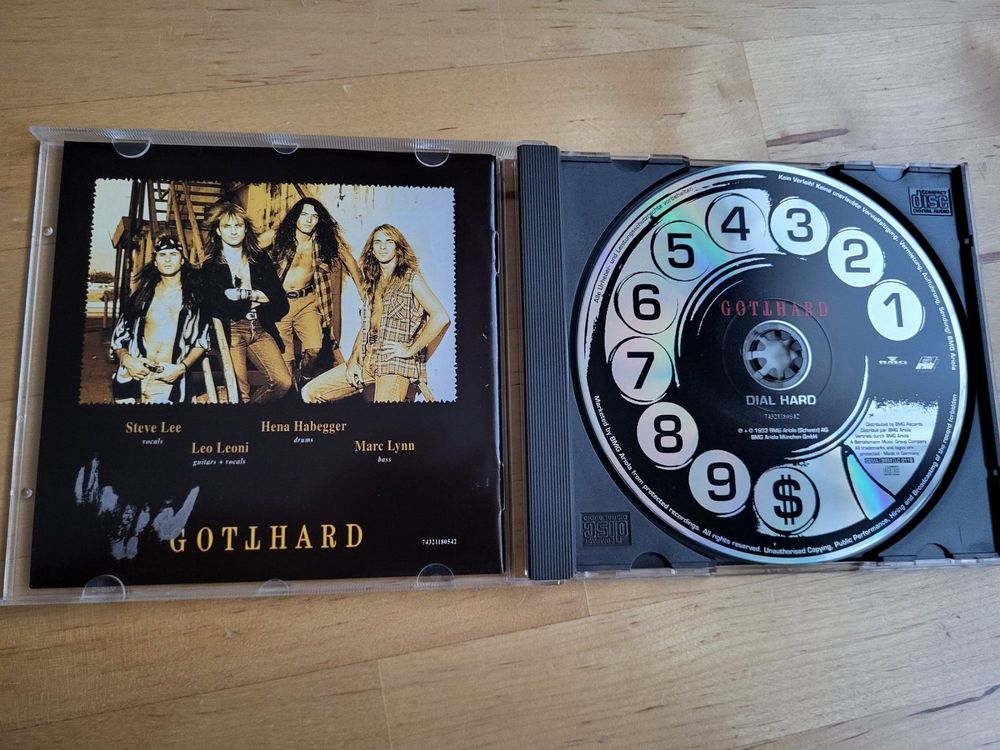 GOTTHARD - Dial Hard - mit Autogramm von Steve Lee ! (Gebraucht) in Liestal für CHF 35 – mit ...