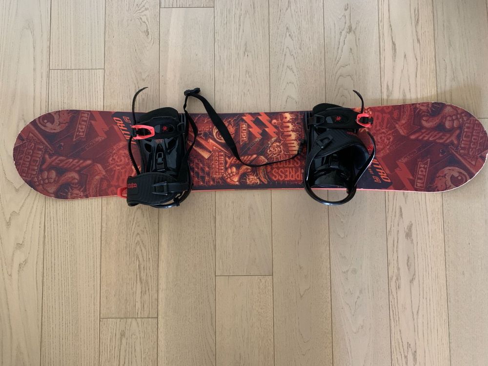 Snowboard NITRO, 130cm, inkl. Bindung (Gebraucht) in Neuheim für CHF 92 ...
