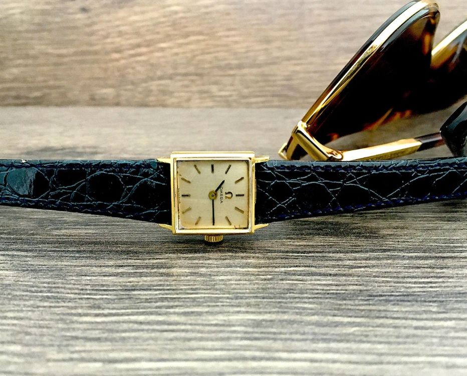 18K Solid Gold Omega Tank Damen Uhr (Gebraucht) in Zürich für CHF 699 ...