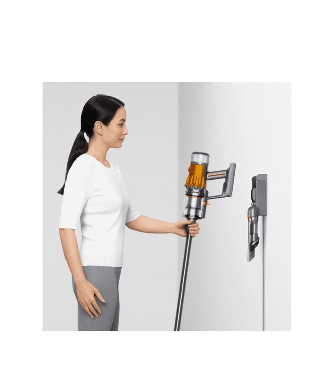 DYSON V12 Slim Absolute Kabelloser Staubsauger (Nickel/Gelb) (Neu und ...