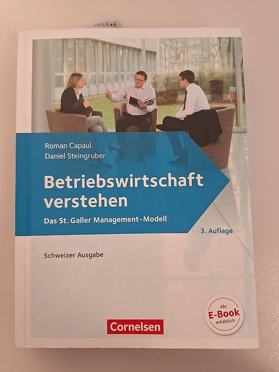 Betriebswirtschaft verstehen, St. Galler Management Modell (Gebraucht ...
