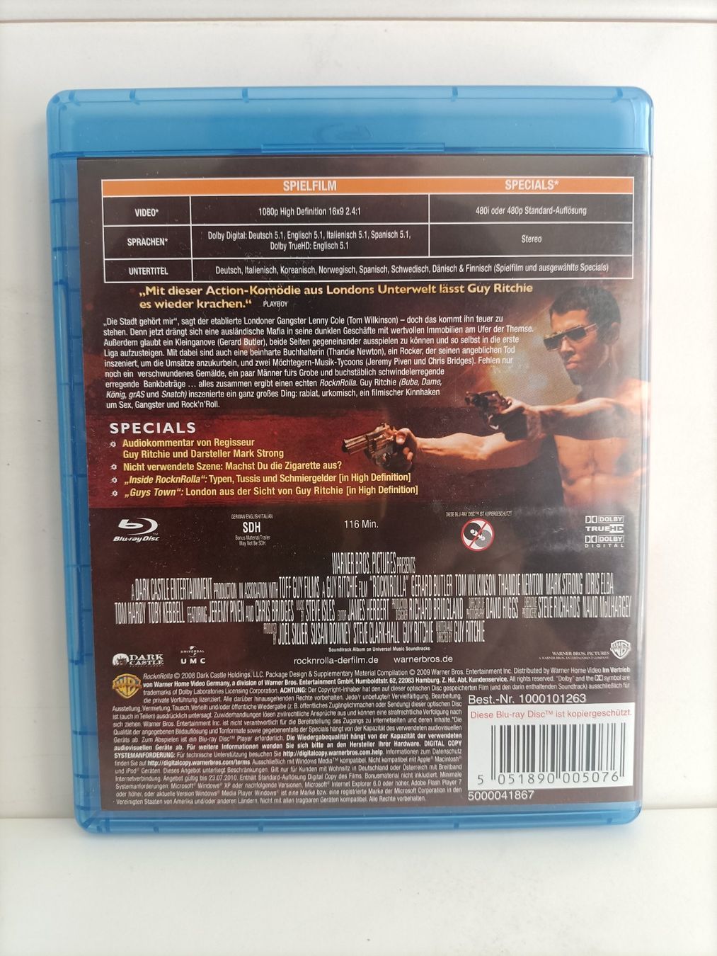 Blu-ray RockkRolla (de/uk/it/es) Gerard Butler Tom Hardy (Gebraucht) in ...