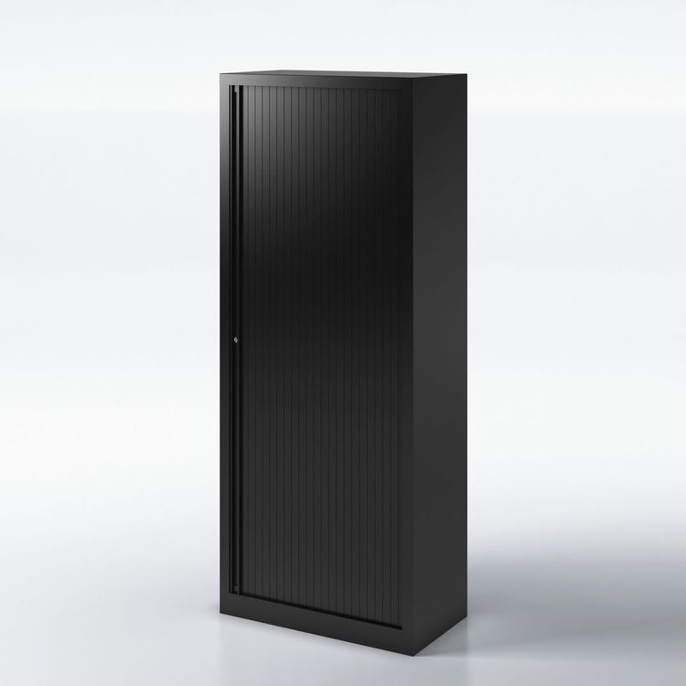 BISLEY EURO Rollladenschrank ET408/19/4SLG, schwarz, Stahl (Neu und ...