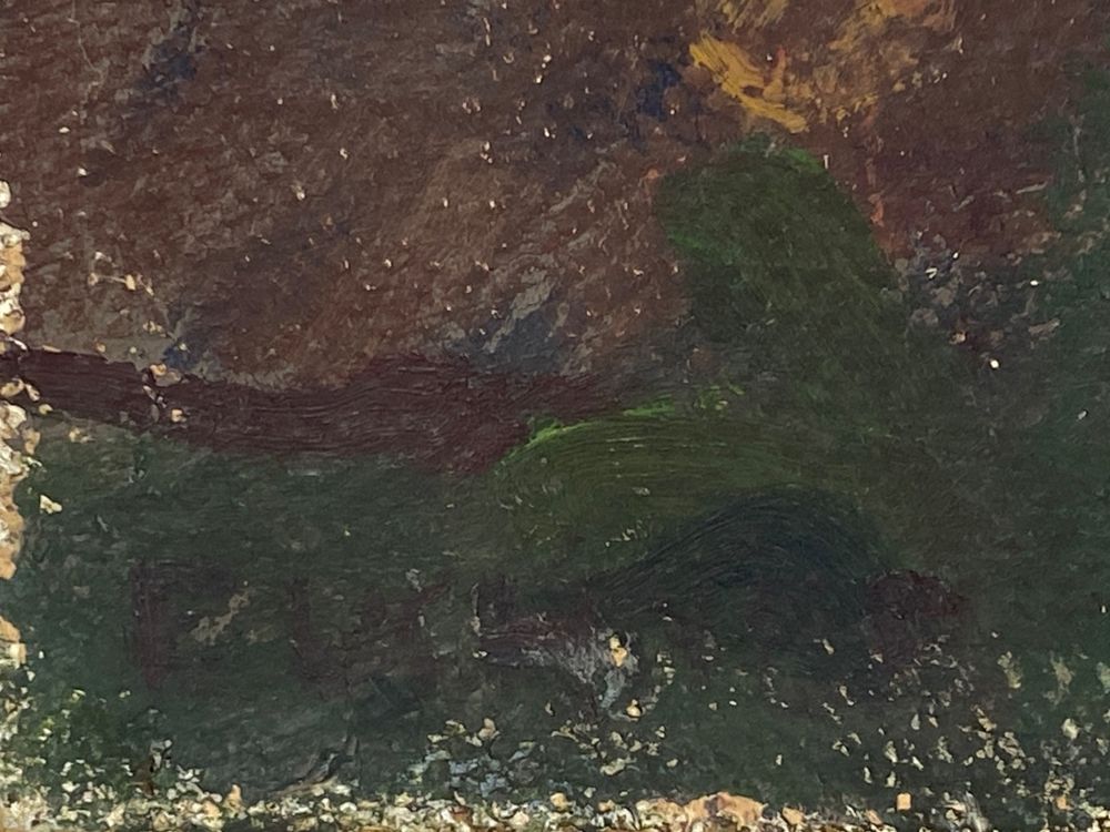 Ernst Büchner (1886-1951) der Hirt grosses Gemälde | Kaufen auf Ricardo