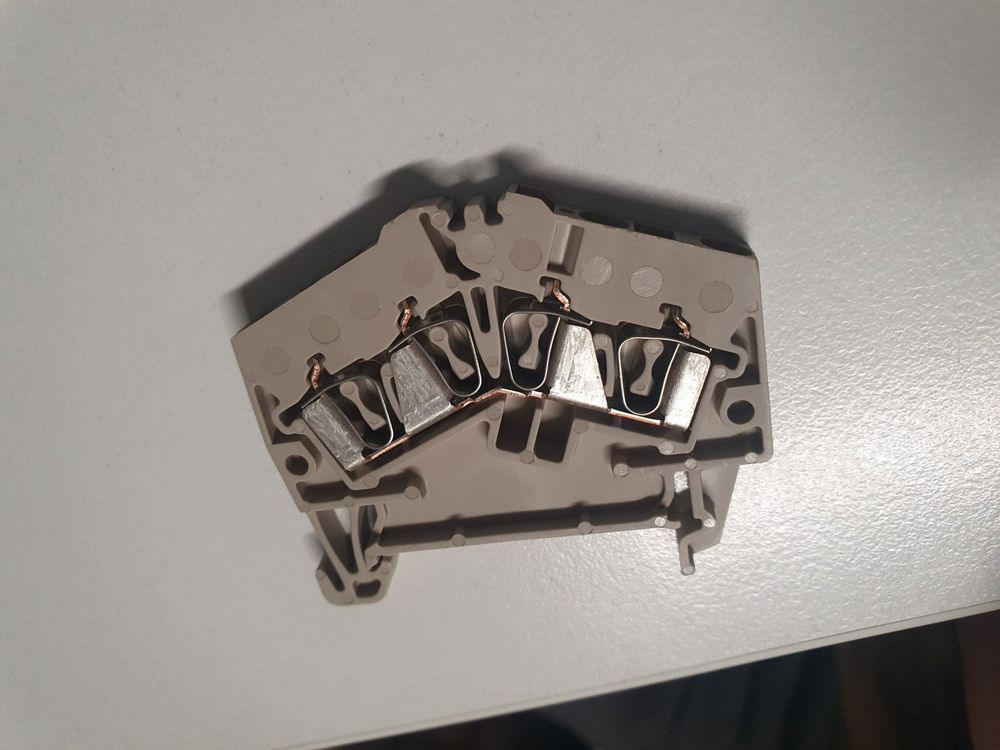 Reihenklemme ZDU 2,5-2/4AN beige Weidmüller KEMA KEUR (Neu (gemäss Beschreibung)) in Zürich für ...