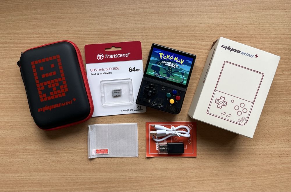 Miyoo mini Plus schwarz - deutsche Spiele, Komplettpaket (Neu und ...