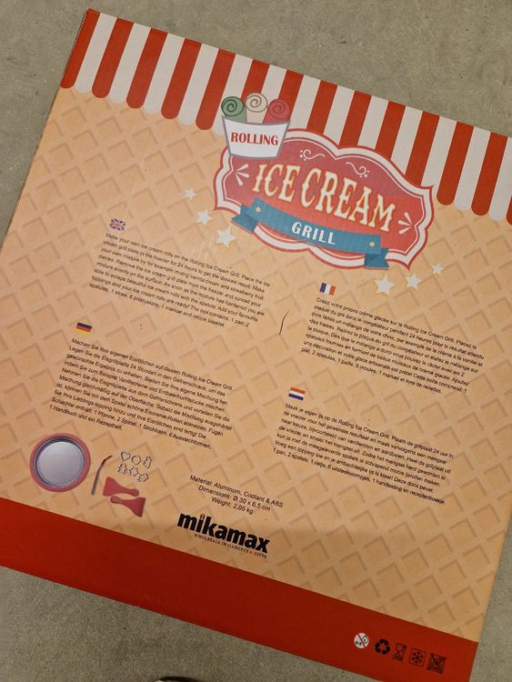 Ice Cream Grill (Neu und originalverpackt) in Boll für CHF 3 – mit ...