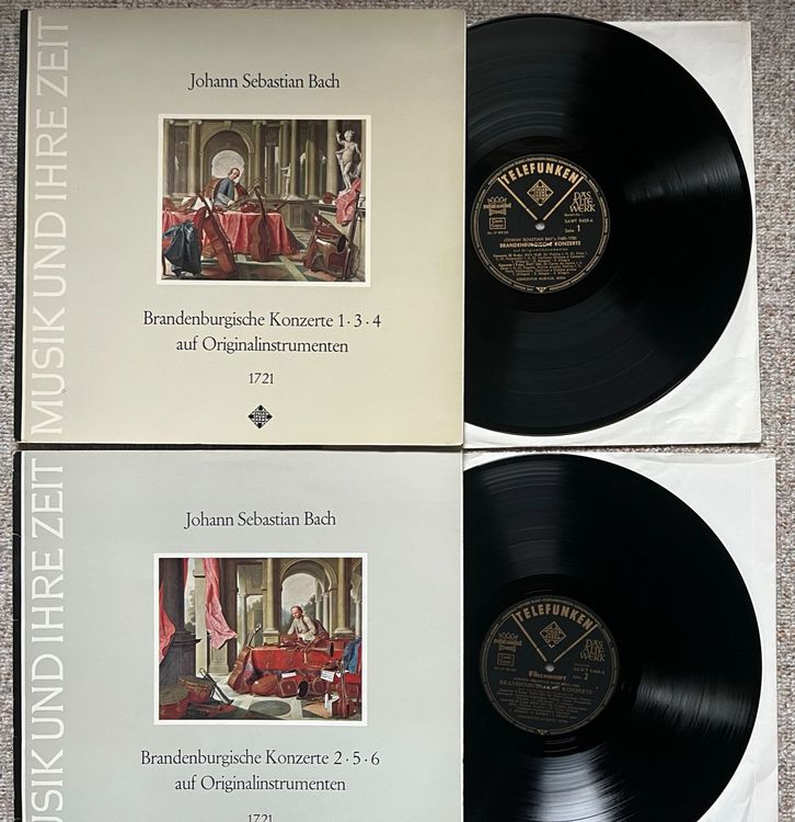 Bach – Brandenburgische Konzerte 1-6 Originalinstrumenten (Gebraucht) in Unterseen für CHF 14.9 ...