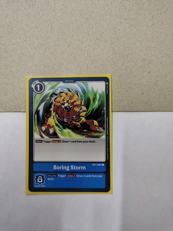 Digimon/Boring Storm BT1-097 C | Kaufen auf Ricardo