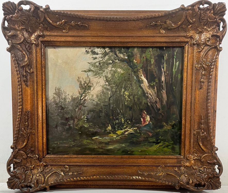 Max Heichele (1930-1979) Wald Szene Gemälde | Kaufen auf Ricardo