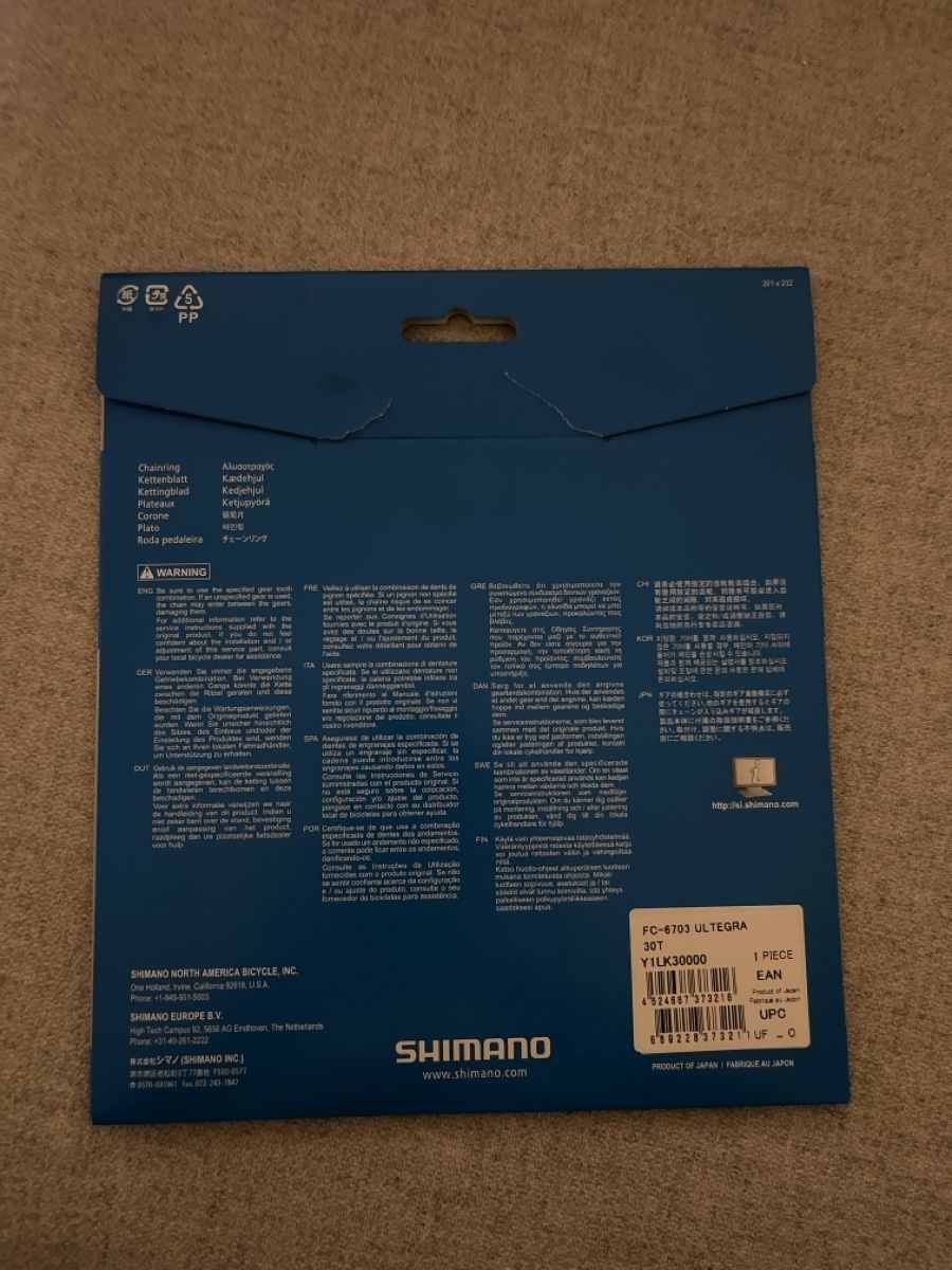 Shimano Ultegra FC-6700 Chainring - New, Various Sizes (Neu und ...