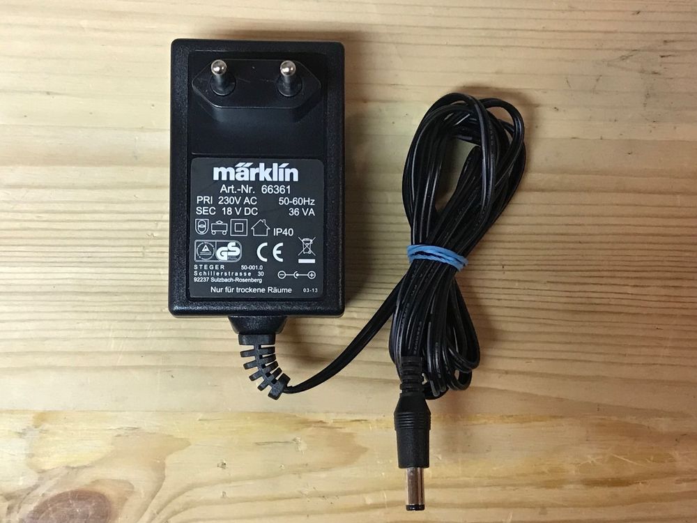 Märklin 66361 Netzteil 36VA, TOP Zustand (Gebraucht) in ...