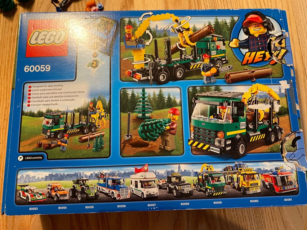 Lego City Baukasten 60059 / Forstfahrzeug mit Kran (Gebraucht) in Rüschlikon für CHF 42 – mit ...