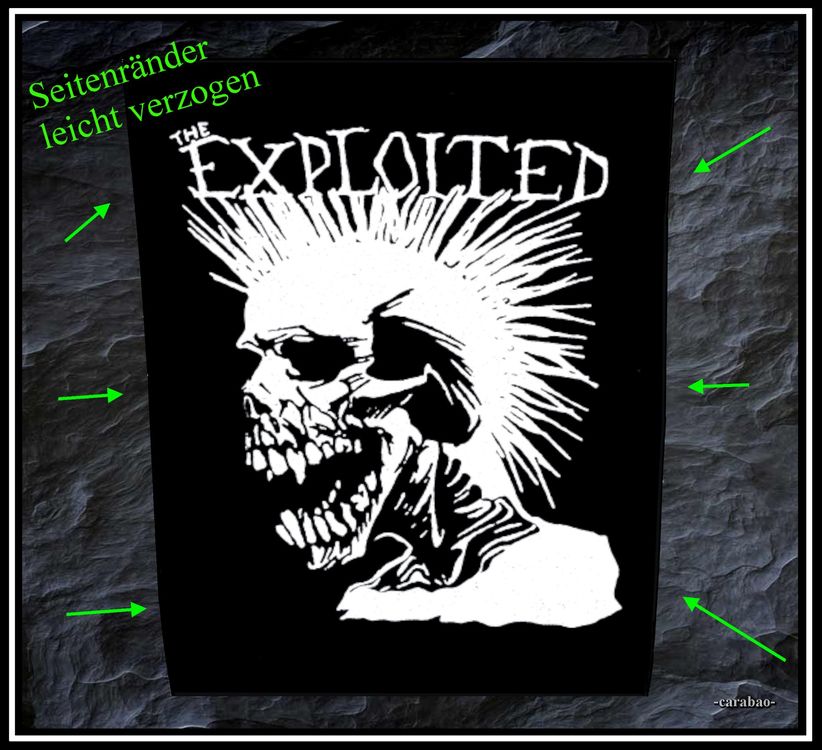 Rücken-Aufnäher *The Exploited* - Back Patch (Neu (gemäss Beschreibung ...