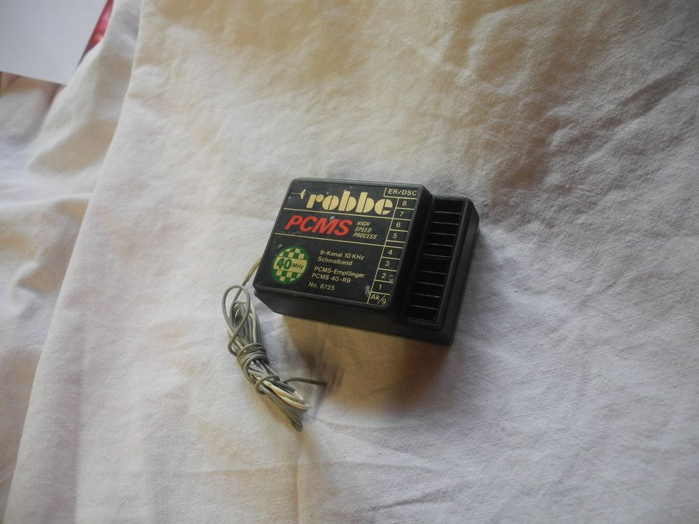 ROBBE NR. 8725 PCMS-EMPFÄNGER 9 KANAL 40 MHz GEBRAUCHT (Gebraucht) in ...