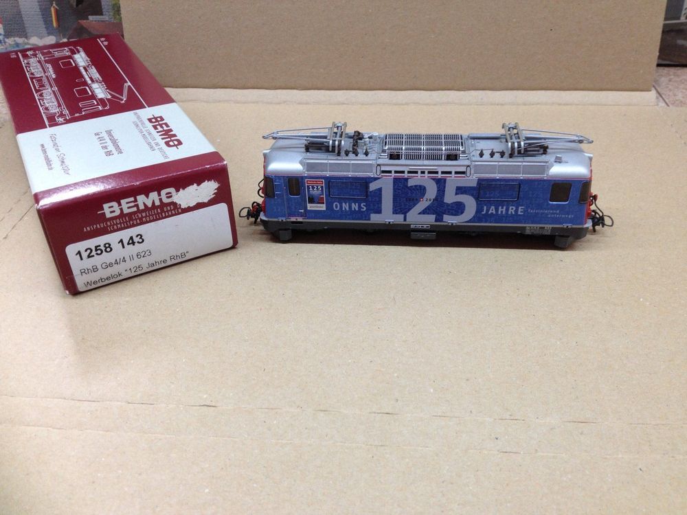 Bemo 1258 143 RhB Ge 4/4 II "125 J. RhB" | Kaufen auf Ricardo