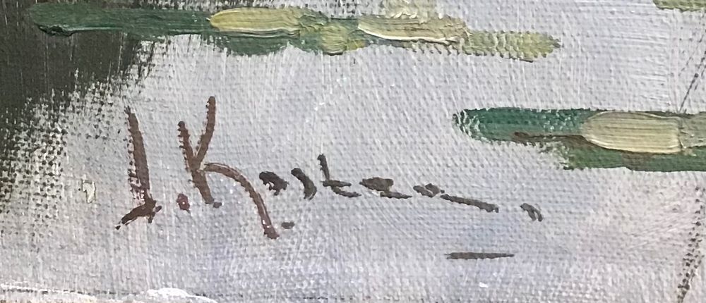 Jo KOSTER VAN HATTUM (1869-1944) See Landschaft Gemälde | Kaufen auf ...