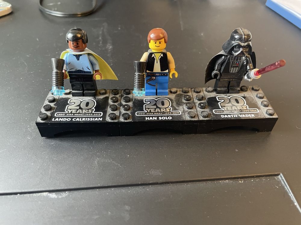 20th Anniversary edition Minifiguren Vader, Lando, Han Solo (Gebraucht ...