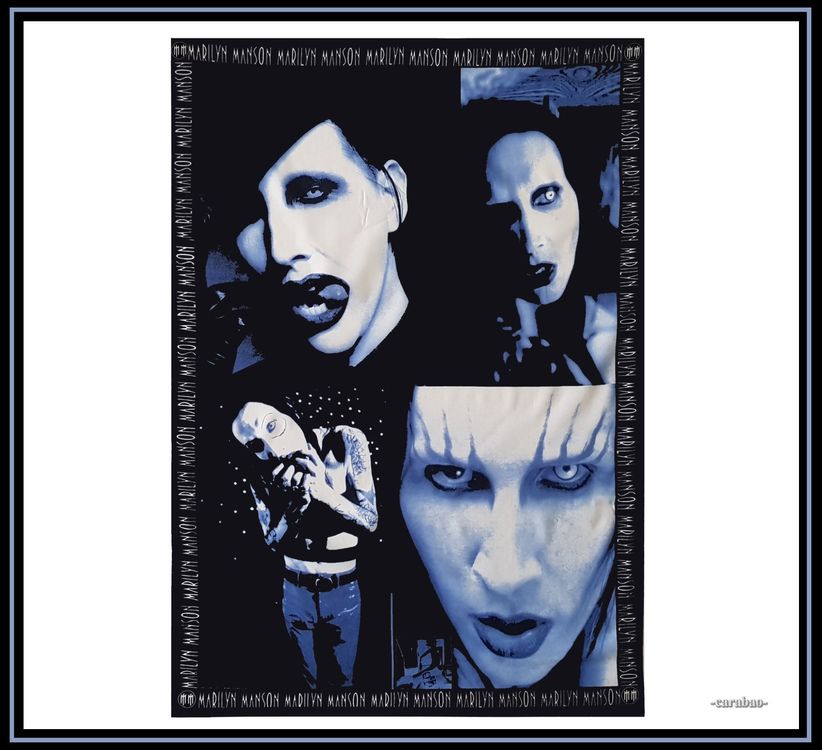 Fahne *Marilyn Manson* - Nr. J-1733 - gross (Neu (gemäss Beschreibung ...