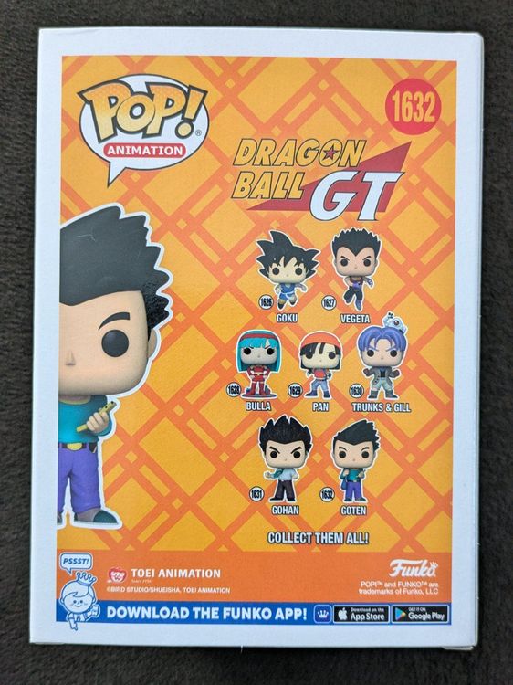 Funko Pop! Dragon Ball GT - Goten #1632 (Neu und originalverpackt) in ...