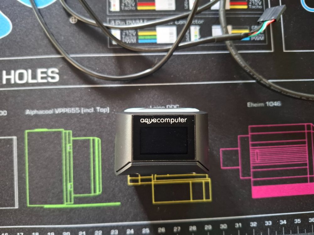 Aqua Computer Durchflusssensor high flow NEXT, G1/4 (Gebraucht) in ...