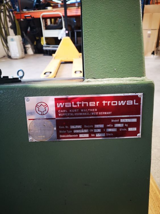 Trowalisiermaschine WALTHER TROWAL (Gebraucht) in Bürglen für CHF 380 ...