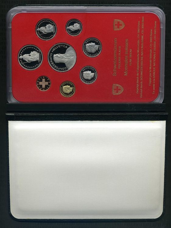 CHF-Münzsatz 1996 PP Jahrgangssatz (Neu und originalverpackt) in Widnau für CHF 34 – mit ...