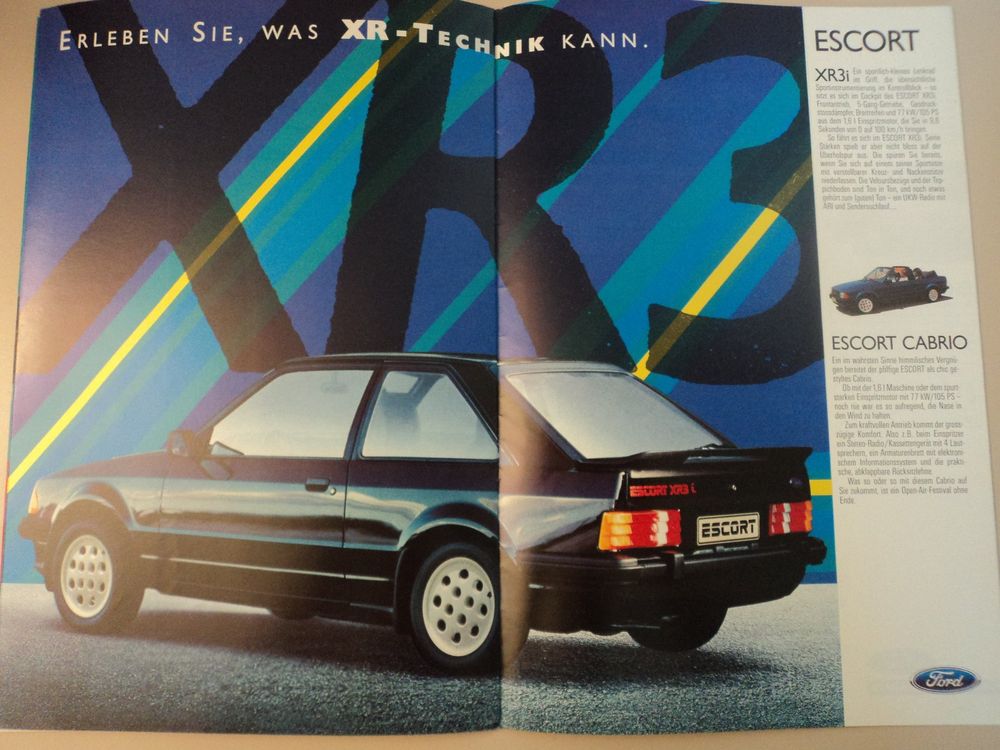 Prospekt Ford 1986 mit Sierra 4x4, Escort XR3i usw. | Kaufen auf Ricardo
