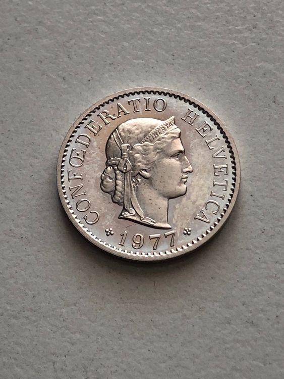 5 Rp. 1977 unz. - stgl. (Gebraucht) in Schötz für CHF 2 – mit Lieferung auf Ricardo kaufen