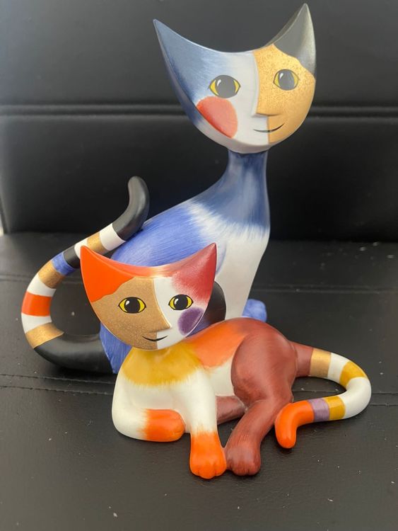 Rosina Wachtmeister Katzen Paar, Dekofigur Porzellan 😻😻 (Gebraucht) in safenwil für CHF 38 – mit ...