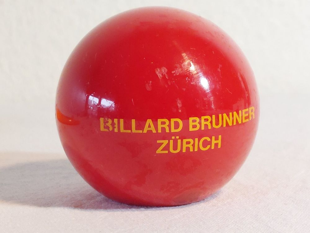 Vintage **rote BILLARDKUGEL als Halter & STIFT - ORANGE.CH** (Gebraucht ...