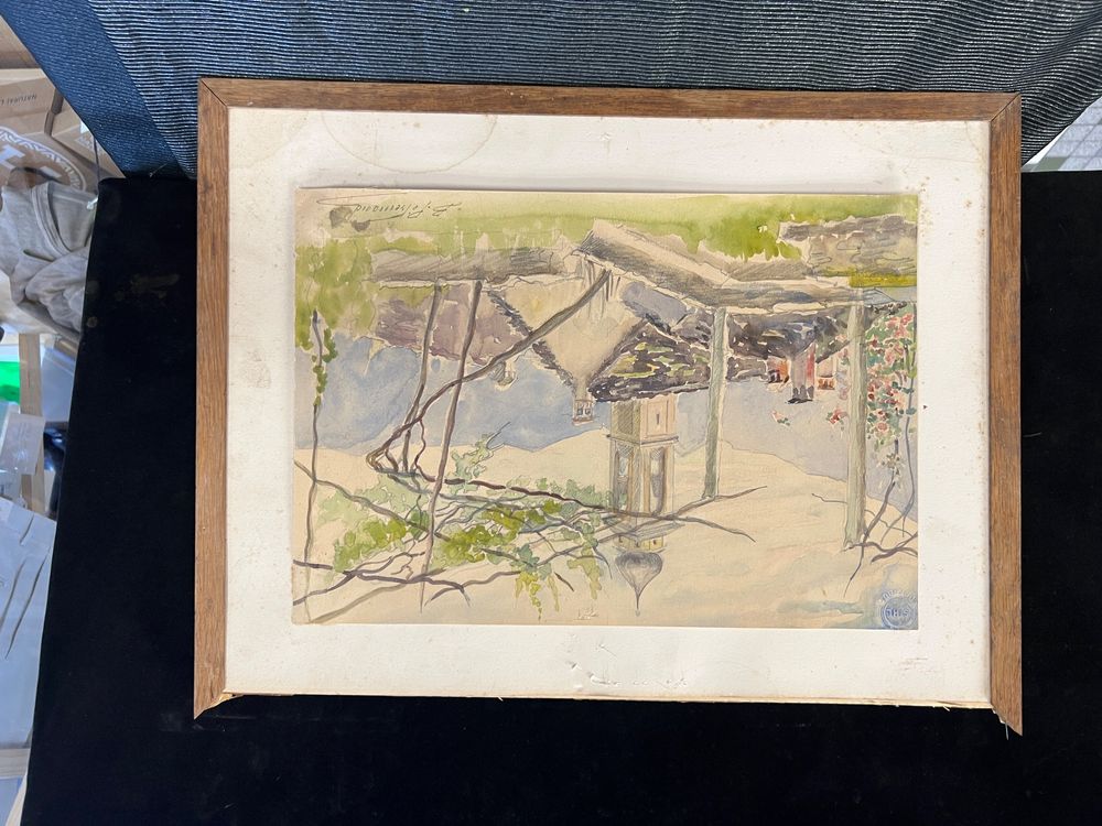 Aquarelle signée | Kaufen auf Ricardo